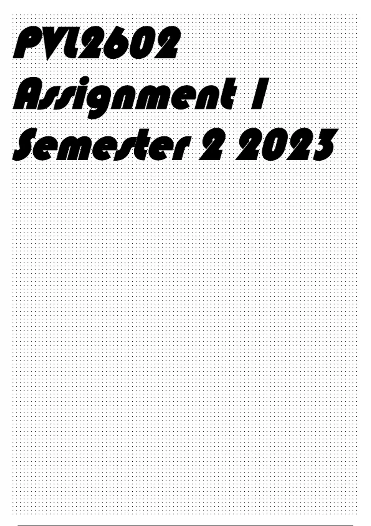 Pvl2602 Assignment 1 Semester 2 2023 Pvl2602 Law Of Succession
