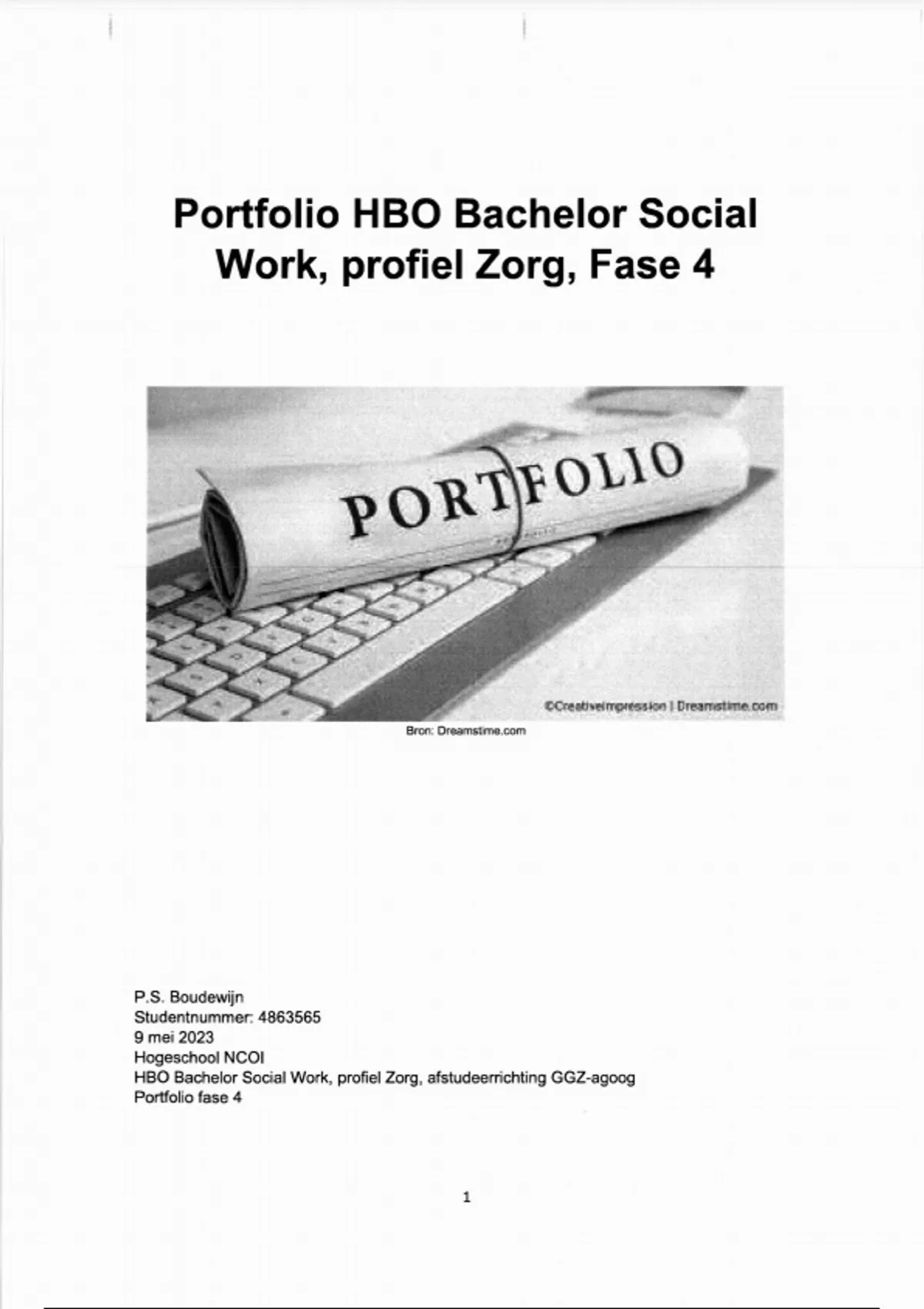 Portfolio HBO Bachelor Social Work Fase 4 - Portfolio HBO Bachelor ...
