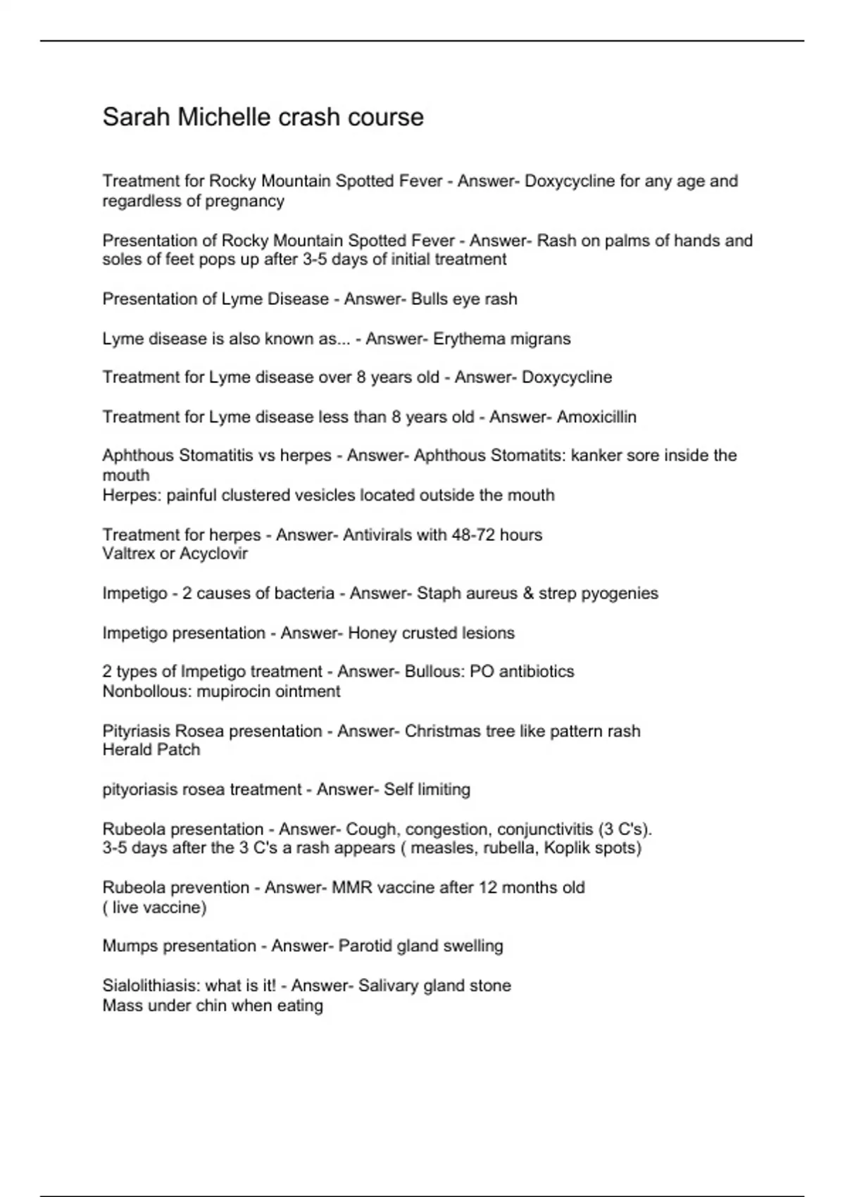 Exam (elaborations) Sarah Michelle crash course Q&A 2023/2024 2 Exam ...