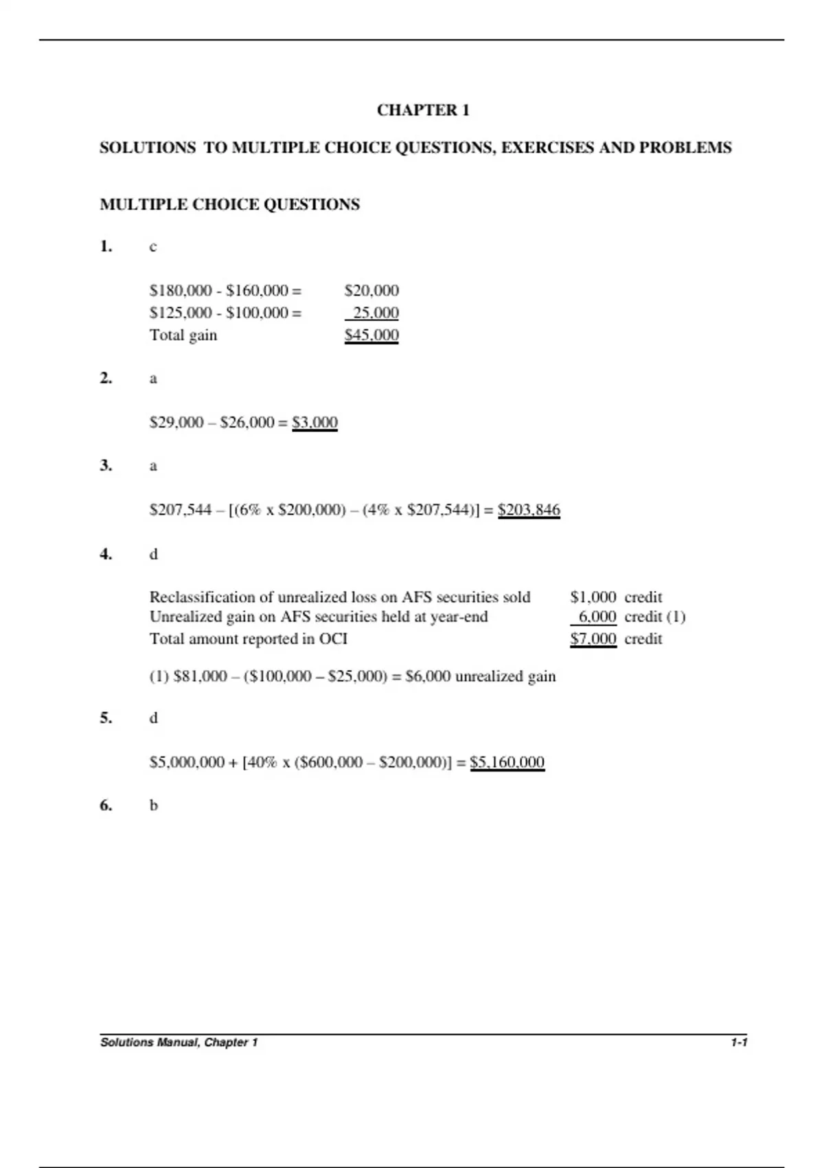 Solutions Manual for Advanced Accounting, 5th Edition by Hamlen ...