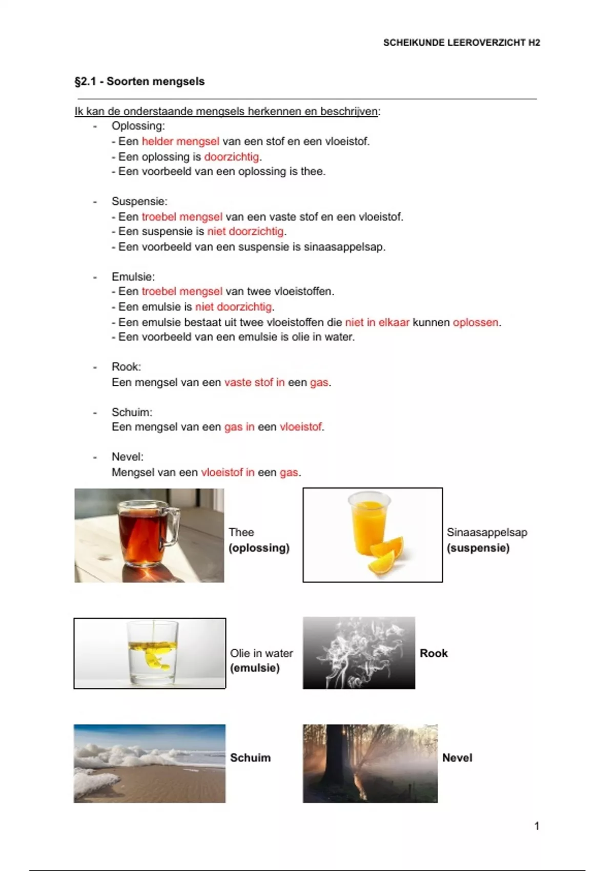 Samenvatting Scheikunde 3vwo, Chemie Overal | Hoofstuk 2 ...