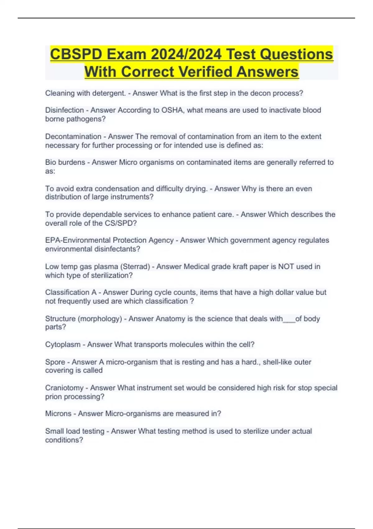 CBSPD Exam 2024/2024 Test Questions With Correct Verified Answers ...