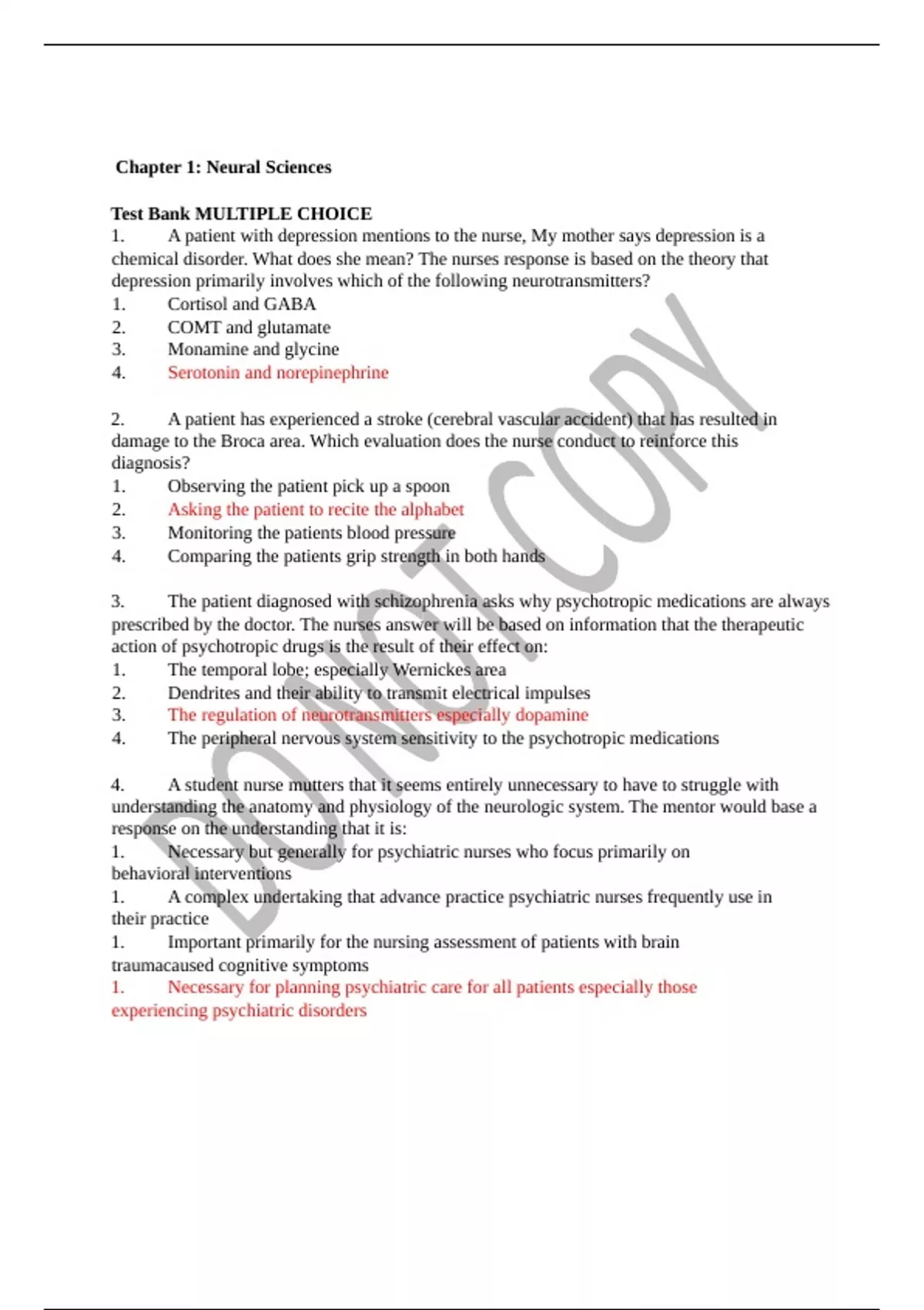 KAPLAN AND SADOCK'S SYNOPSIS OF PSYCHIATRY 12th EDITION TEST BANK ...