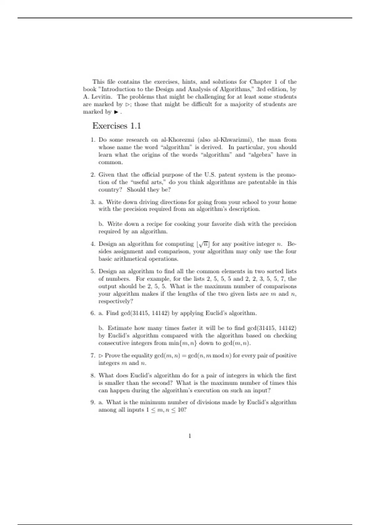 Summary Crack Exams with [Introduction to the Design and Analysis of ...