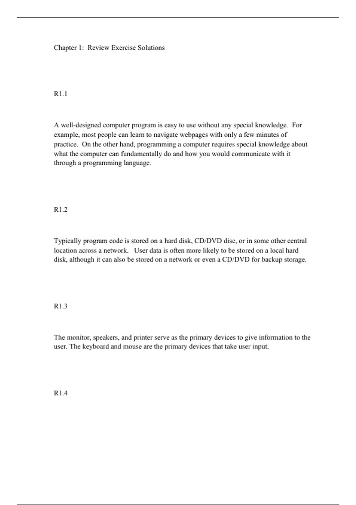 Summary Simplify Learning in with [Java For Everyone Late Objects,Horstmann,2e] Study Guide ...