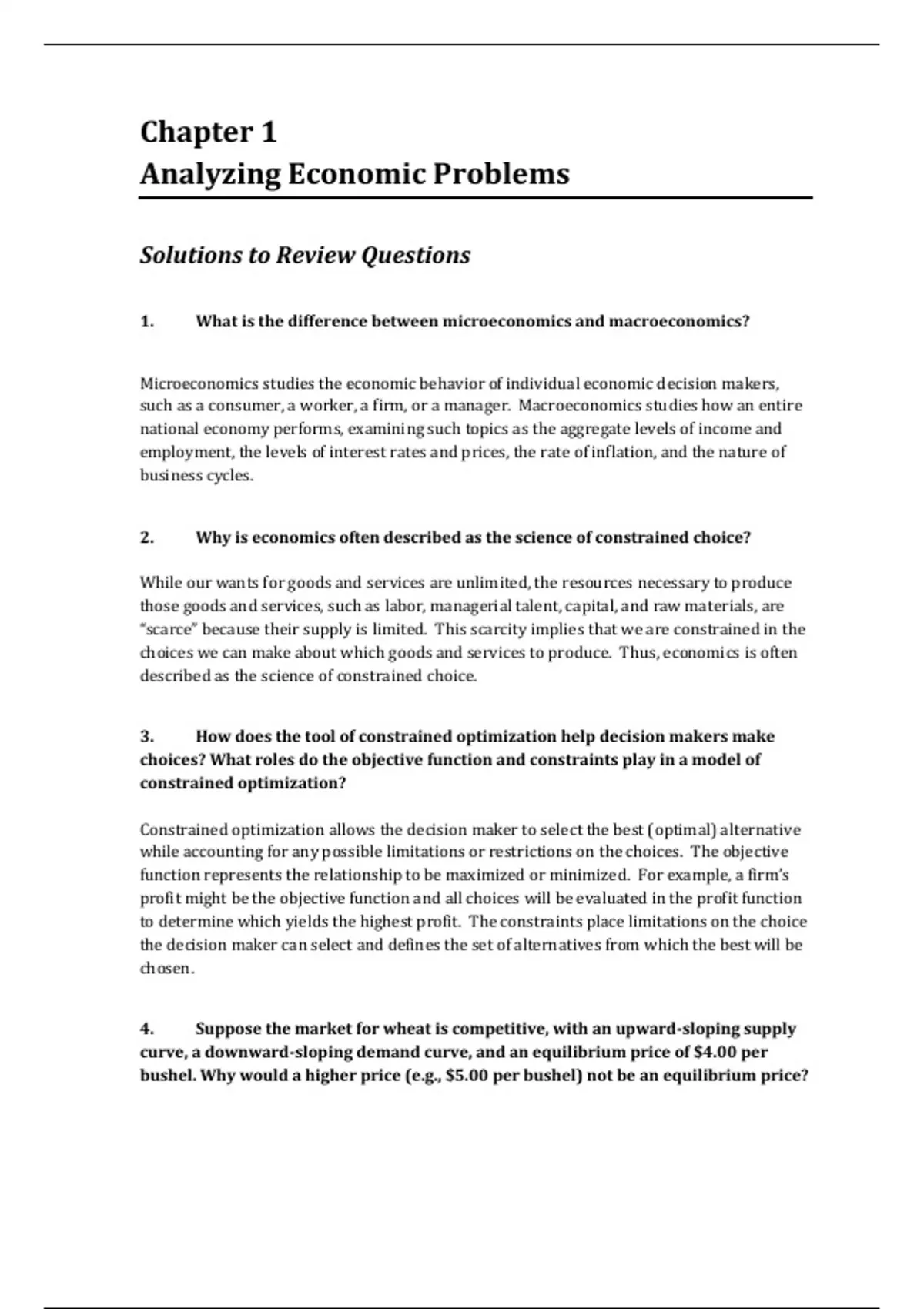 Summary Unleash Your Potential in with [Microeconomics,Besanko,4e ...