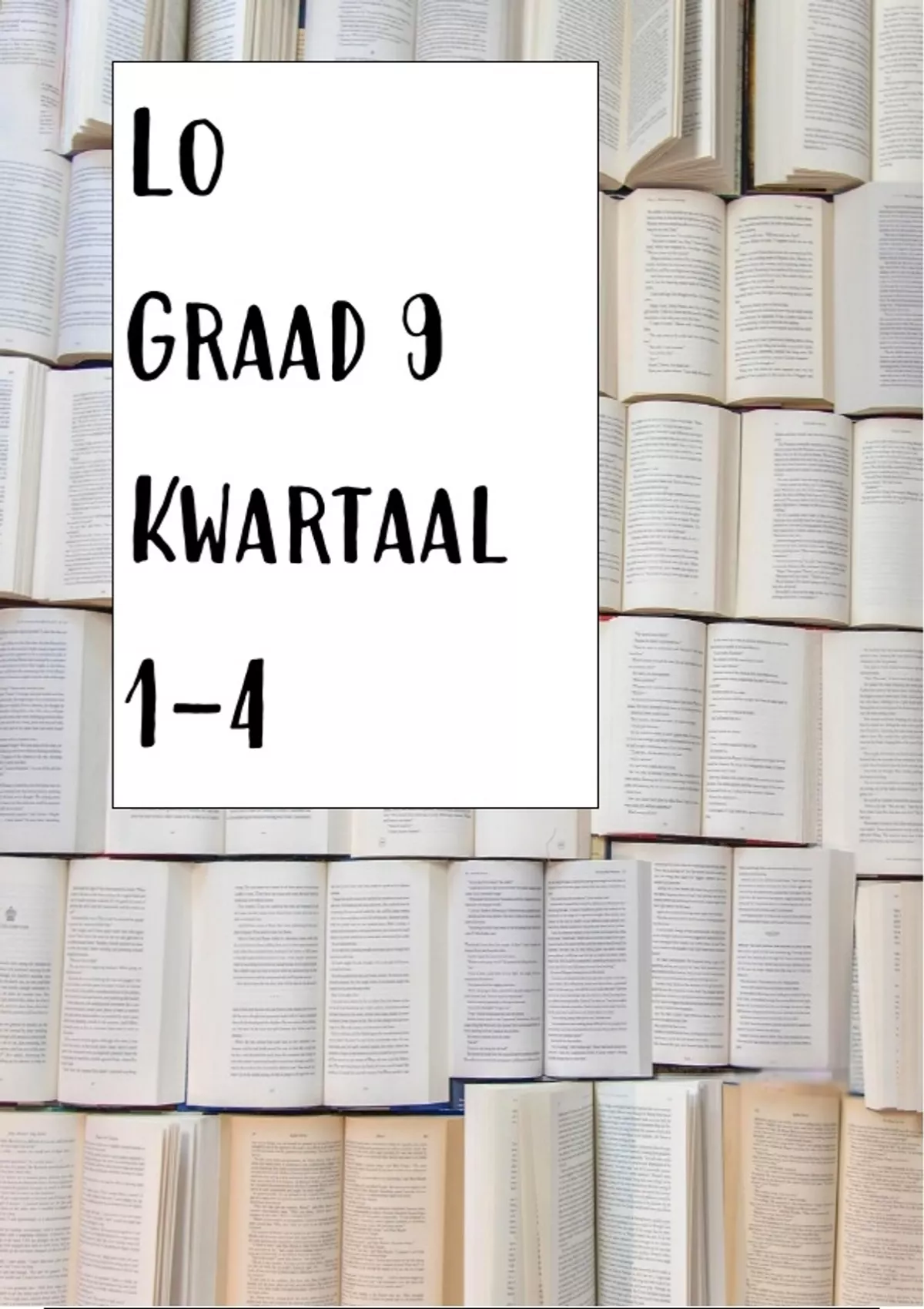 Summary Lo graad 9 opsommings - Lewensorientering - Stuvia SA