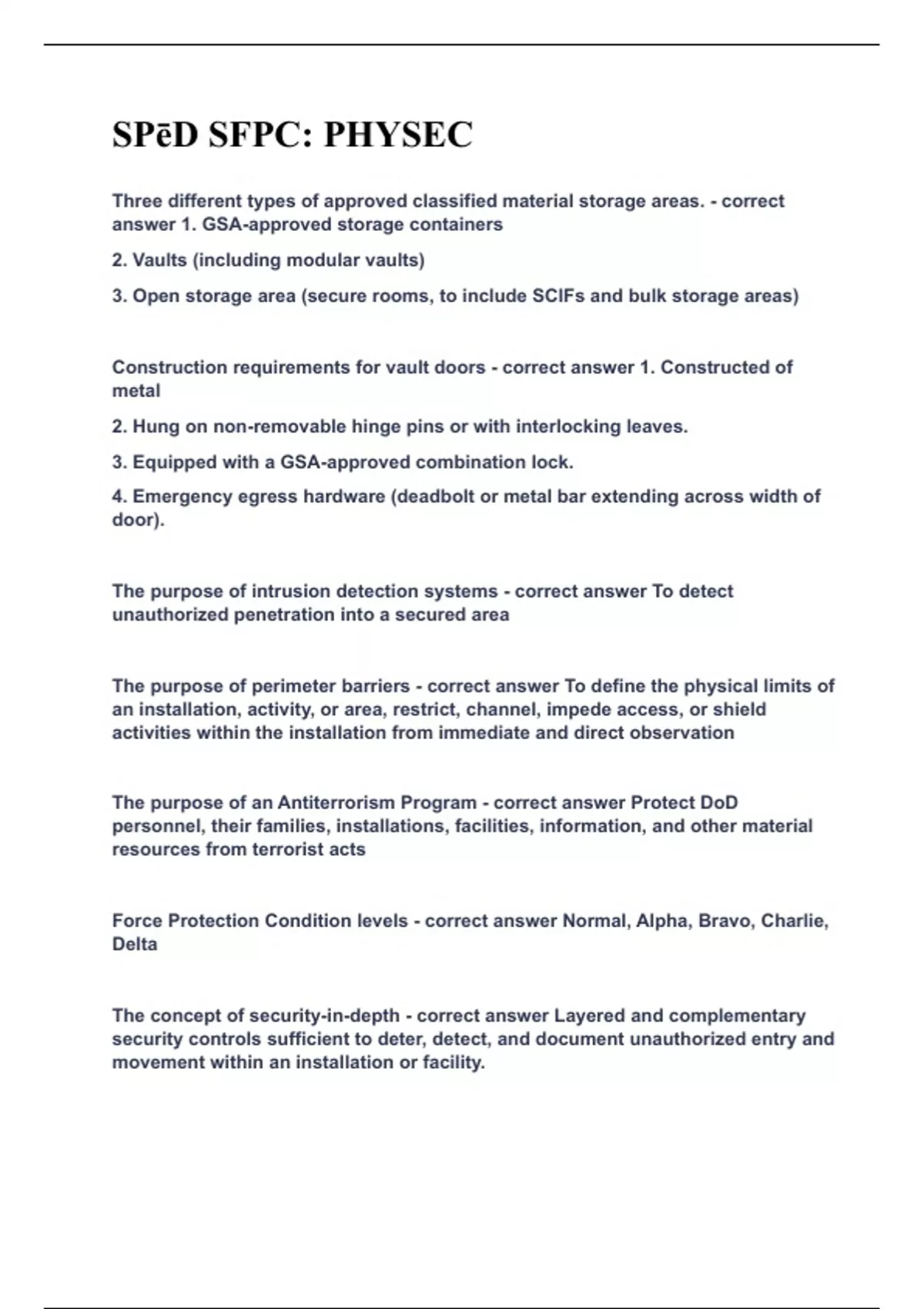 SPēD SFPC: PHYSEC|UPDATED&VERIFIED|100% SOLVED|GUARANTEED SUCCESS ...