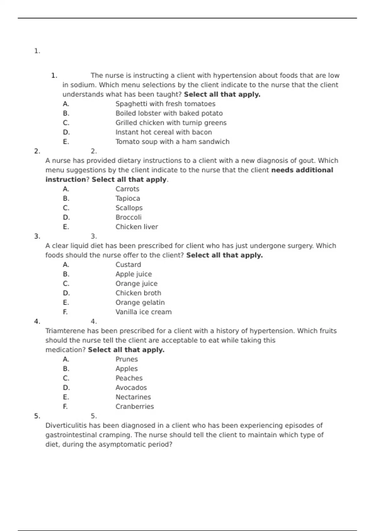 NCLEX MODULE 7 EXAM COMPLETE - BSN - Stuvia US