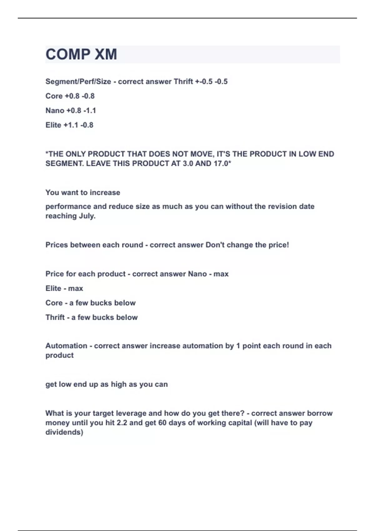 COMP XM|UPDATED&VERIFIED|100% SOLVED|GUARANTEED SUCCESS - COMP XM - Stuvia US