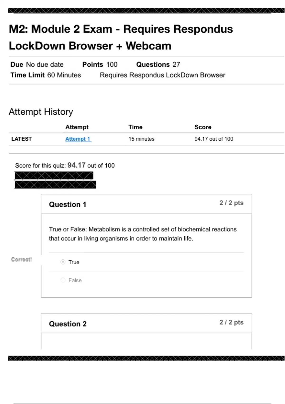 BIOD 171 FALL 2023 Module 2 Exam essential microbiology _Portage ...