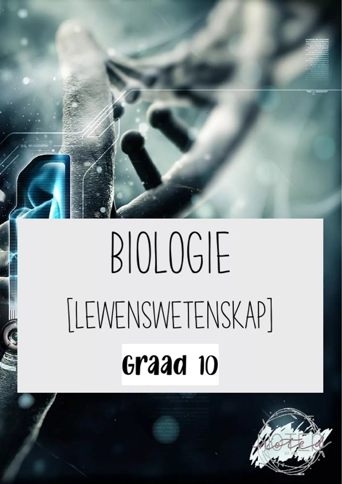 Summary Graad 10_Lewenswetenskappe [Biologie] Opsommings ...