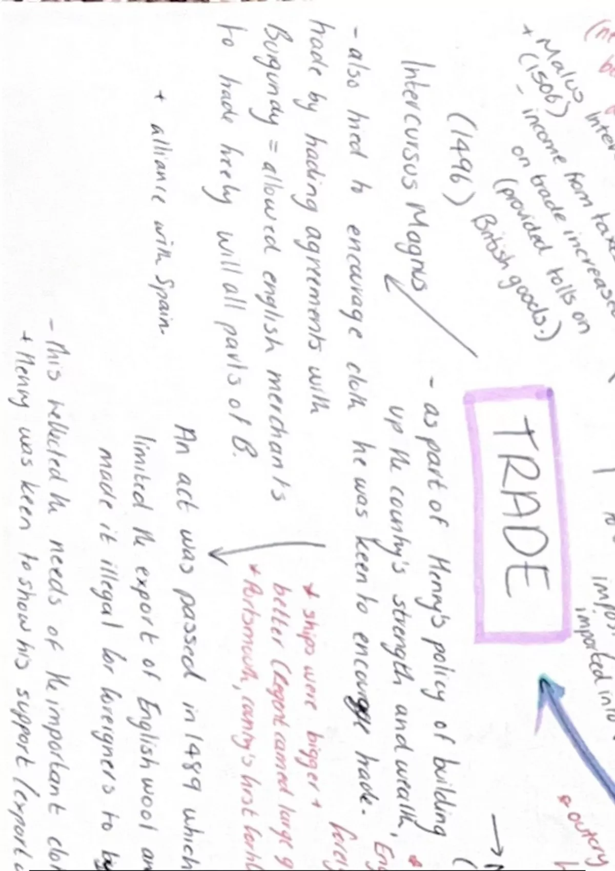 Summary Mind maps- The Tudors (breadth study) - Breadth study - Stuvia UK