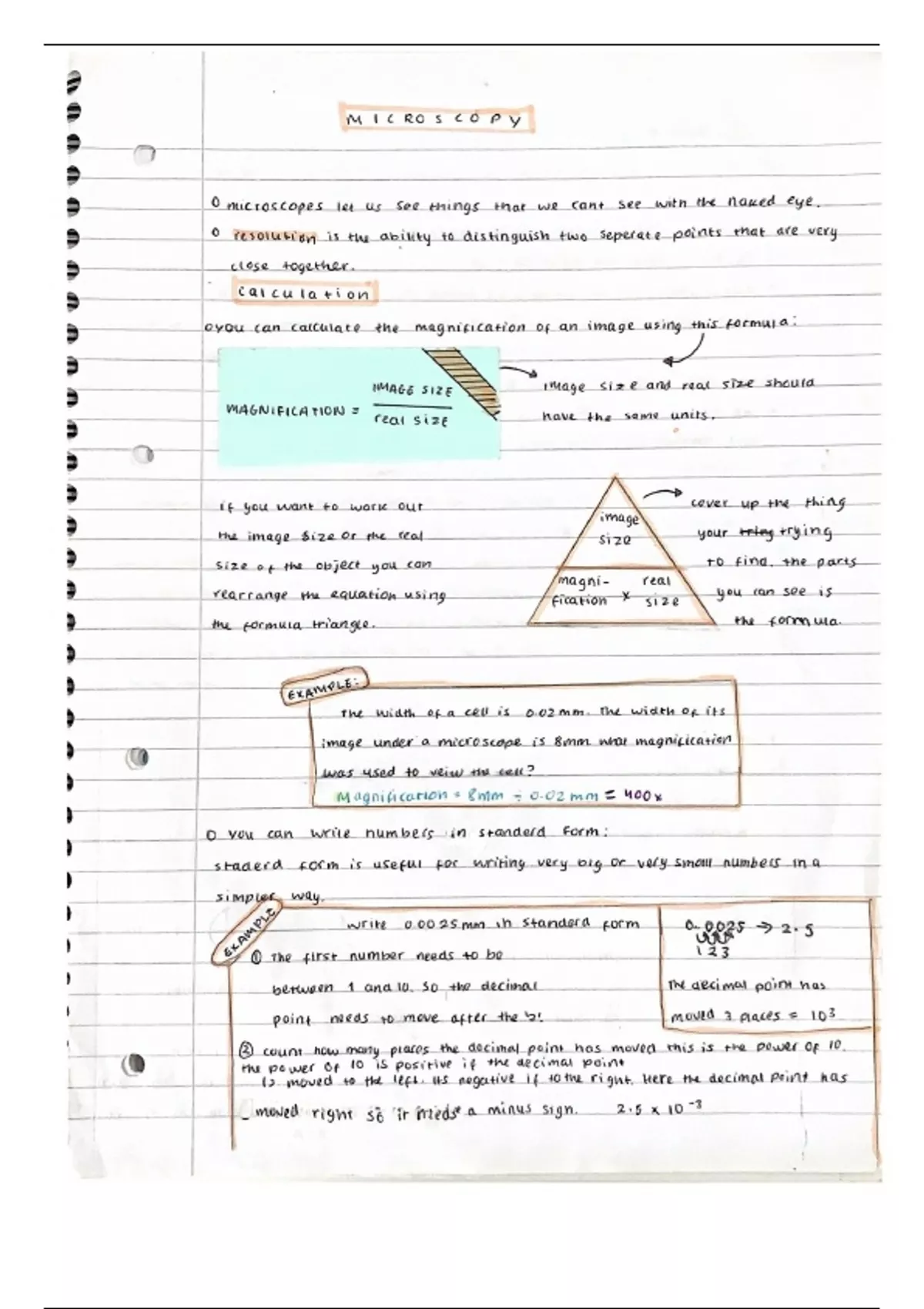 aesthetic GCSE aqa science revision notes - Science - Stuvia UK