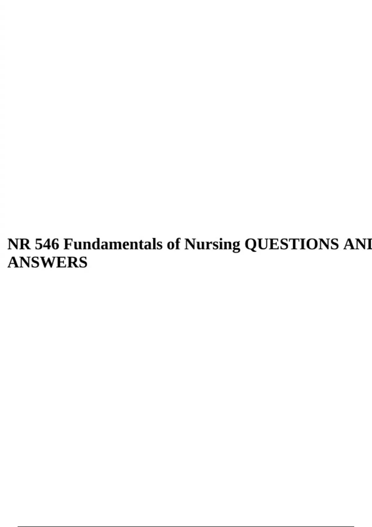 NR 546 Anxiolytic Medication Table latest 2023/2024 (Answered), NR 546 ...