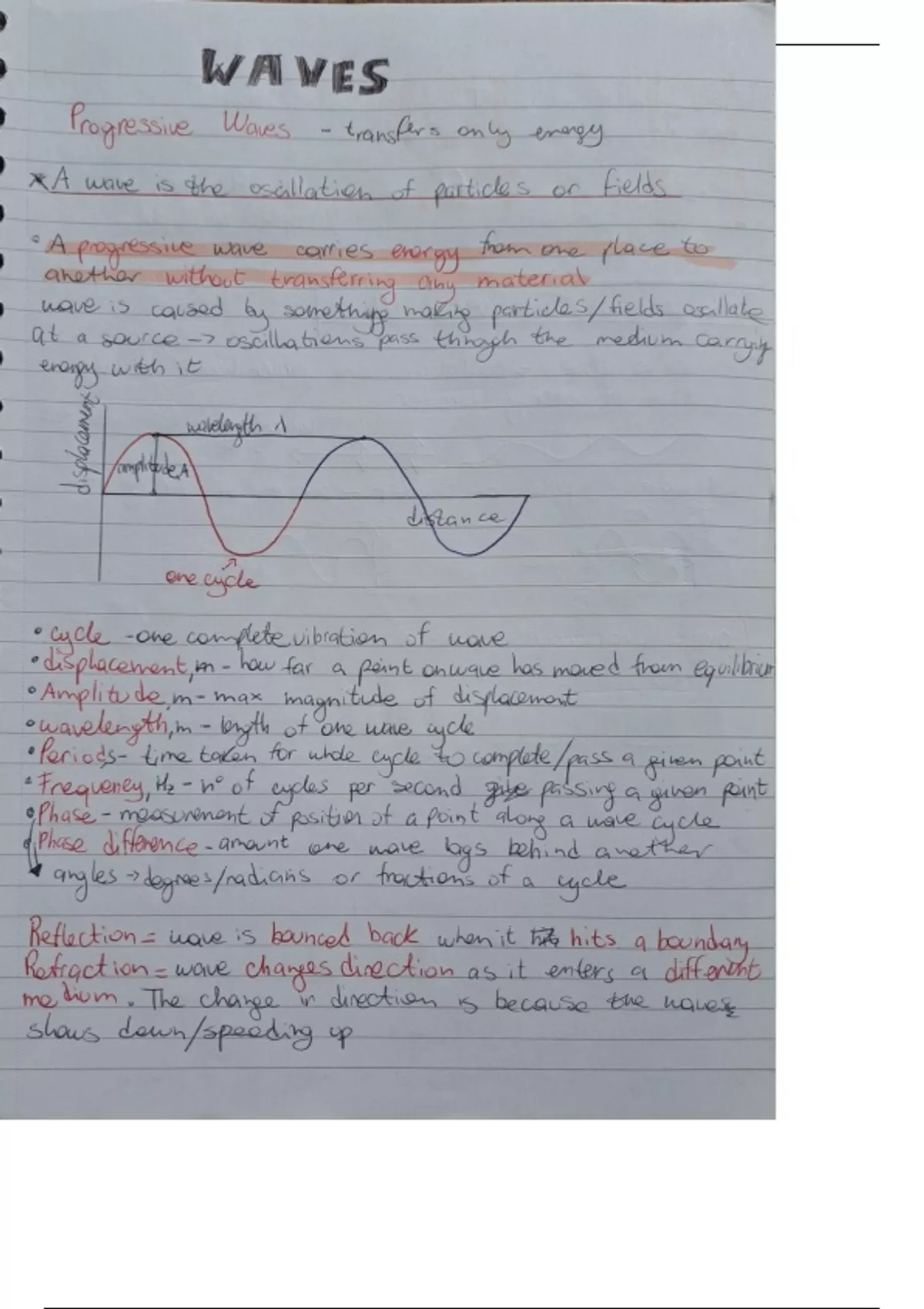 as/a level physics, waves, topic 3 - Waves - Stuvia UK
