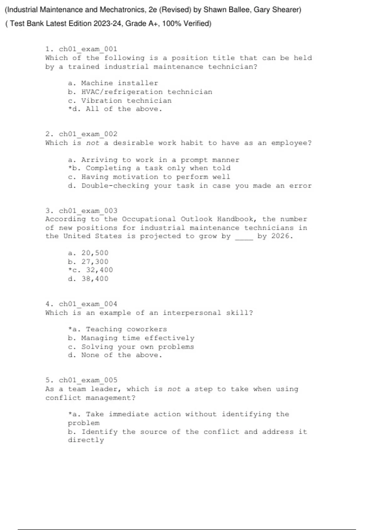 Industrial Maintenance and Mechatronics 2nd Edition (Revised) by Shawn ...