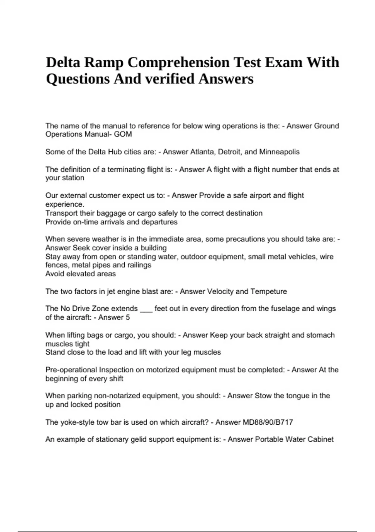 RAMP EXAM LATEST QUESTIONS AND ANSWERS, RAMP EXAM LATEST QUESTIONS AND ...