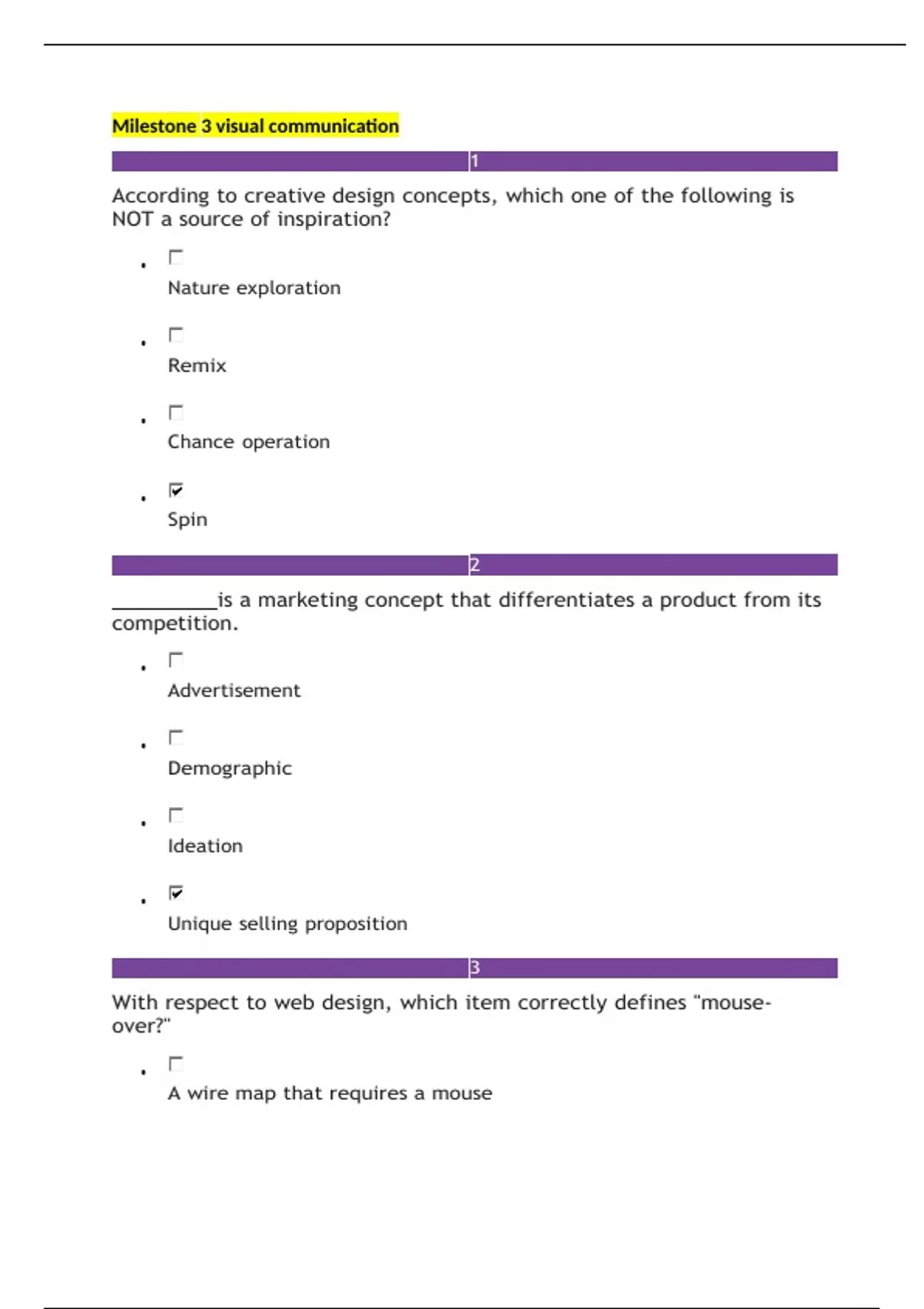 VISUAL COM 1001 Milestone 3 visual communication (Sophia university ...