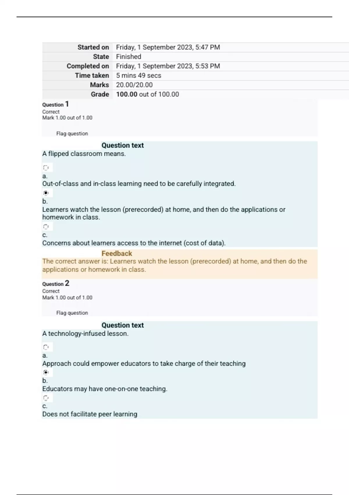 TAM2601 ASSIGNMENT 04 YEAR MODULE 2023 (716476) (QUIZ ANSWERS) - The ...