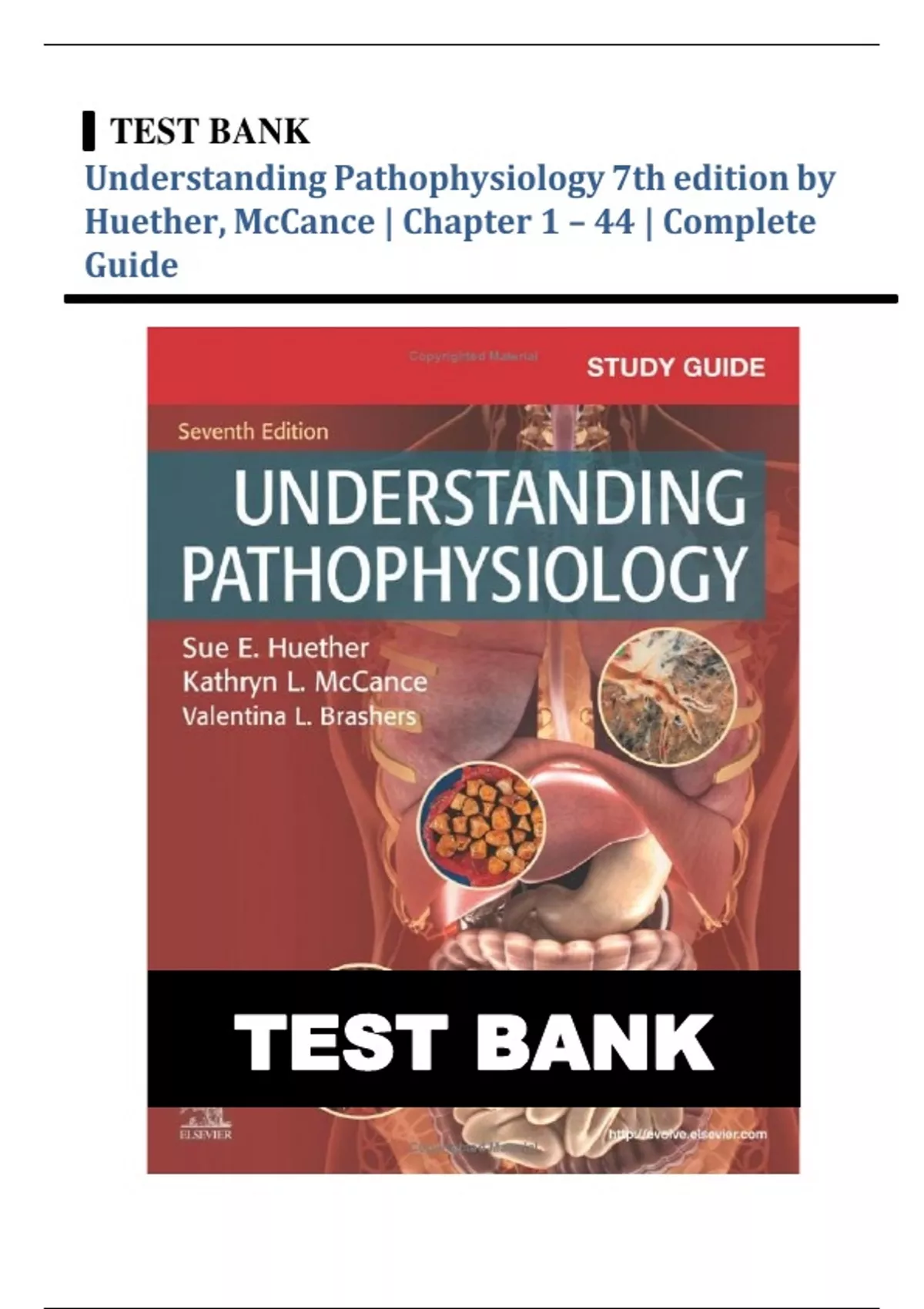 Understanding Pathophysiology 7th edition by Huether, McCance | Chapter ...