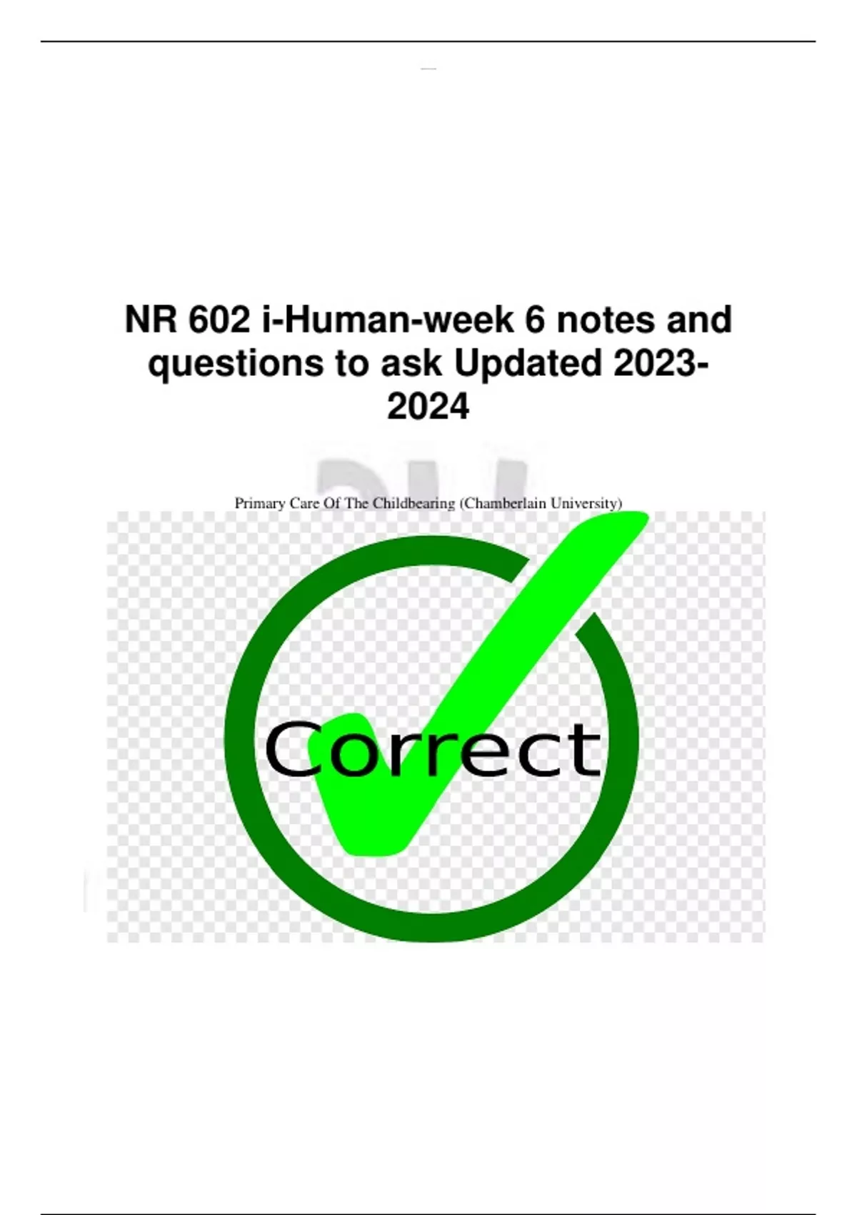 NR 602 i-Human-week 6 notes and questions to ask Updated Primary Care ...