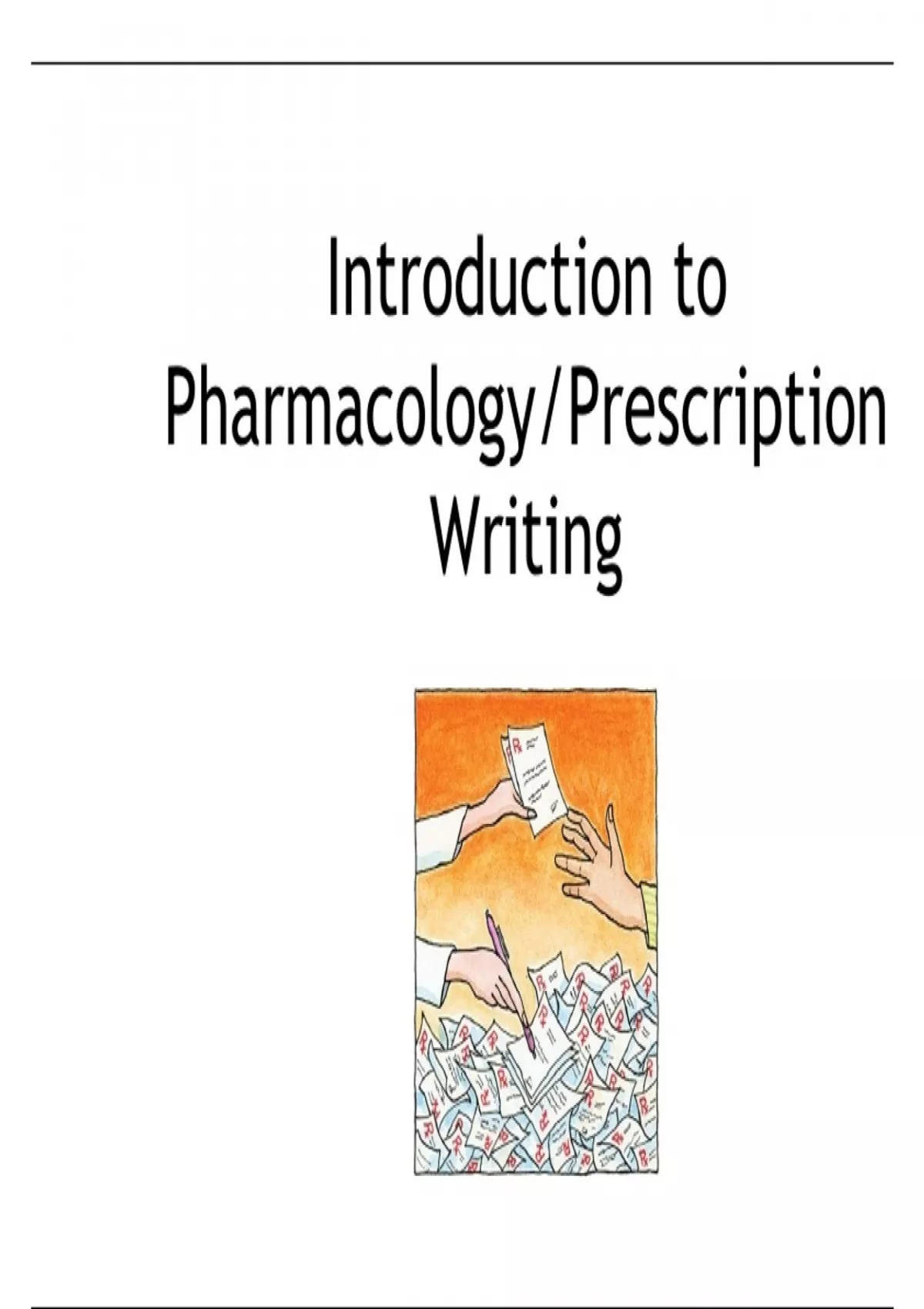 Introduction to Pharmacology/Prescription Writing 2023/2024 - Pharmacology - Stuvia US
