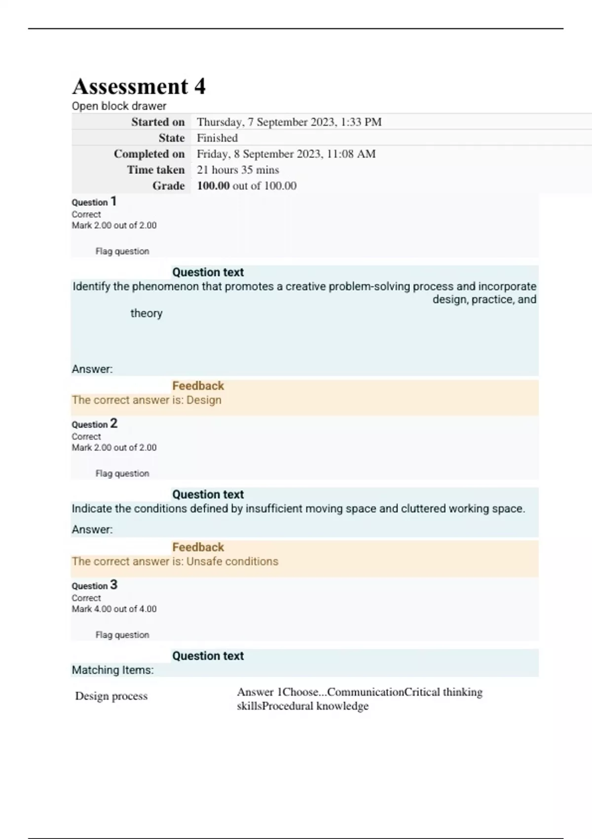 NST2602 ASSIGNMENT 04 YEAR MODULE 2023 (QUIZ ANSWERS) - NATURAL SCIENCE ...