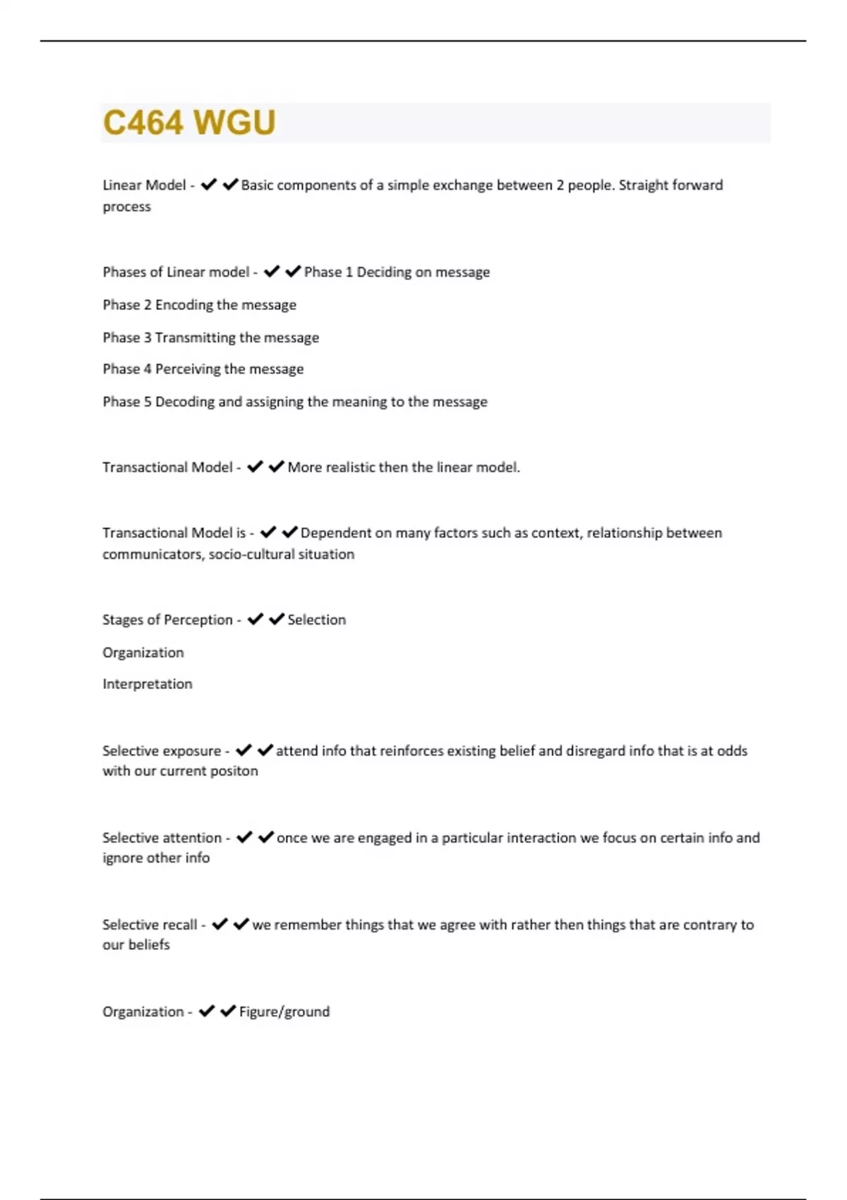 C464 WGU | 83 Questions and Answers(A+ Solution guide) - C464 WGU - Stuvia US