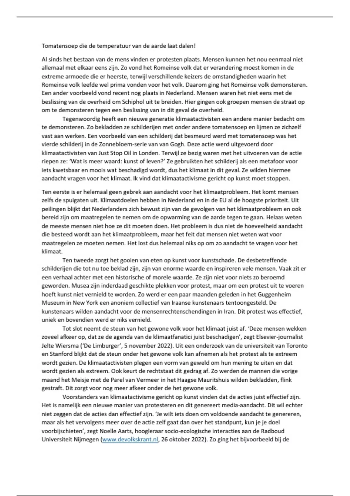 betoog Nederlands compleet - Nederlands - Stuvia NL