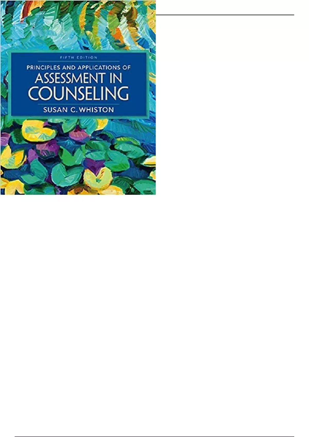 Principles And Applications of Assessment in Counseling 5th Edition by ...