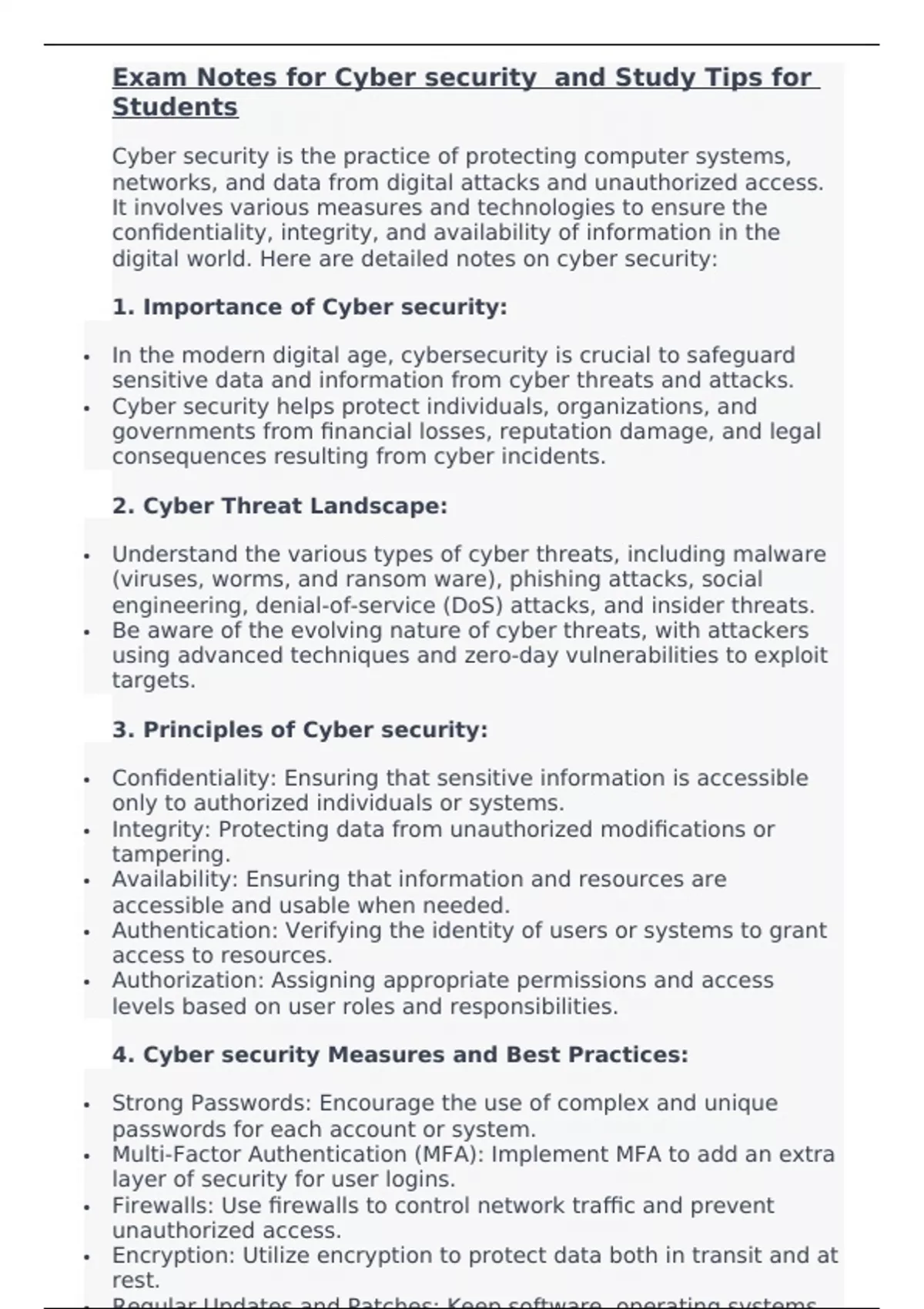 A Beginner's Guide to Cyber Security - Data Science - Stuvia US