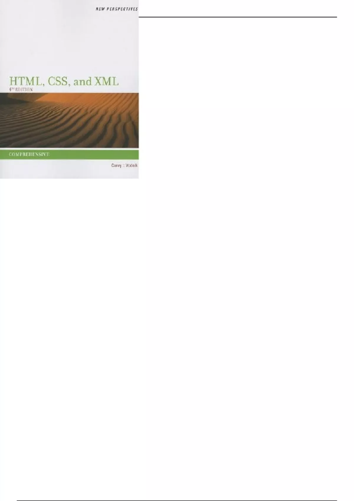 Test Bank For New Perspectives on HTML CSS and XML Comprehensive 4th ...