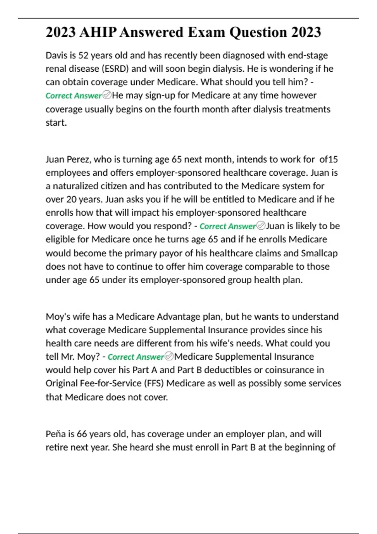 2023 Ahip Answered Exam Question 2023 2023 Ahip Answerd Exm Questin 2023 Stuvia Us