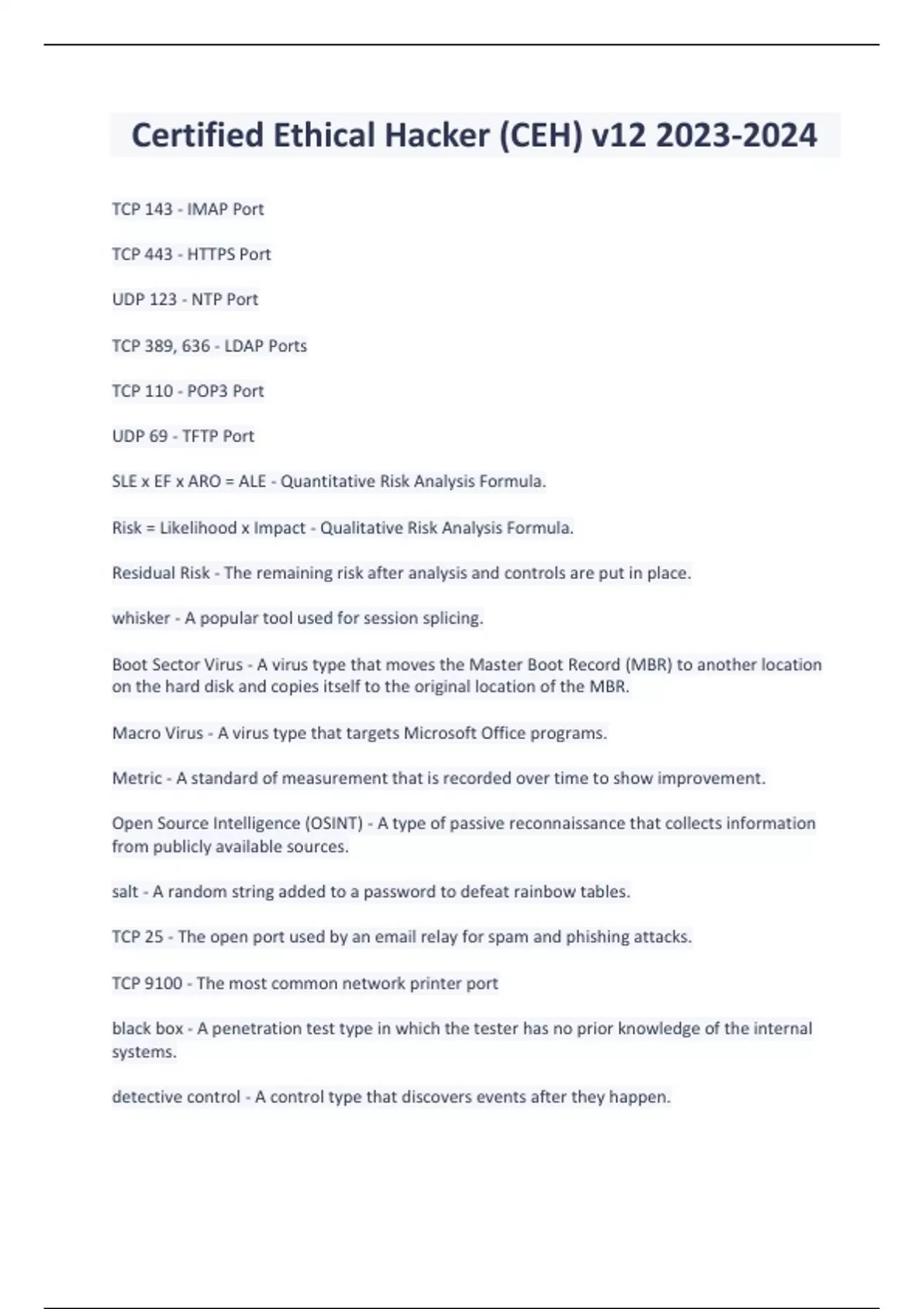 Certified Ethical Hacker (CEH) v - CEH - Certified Ethical Hacker ...