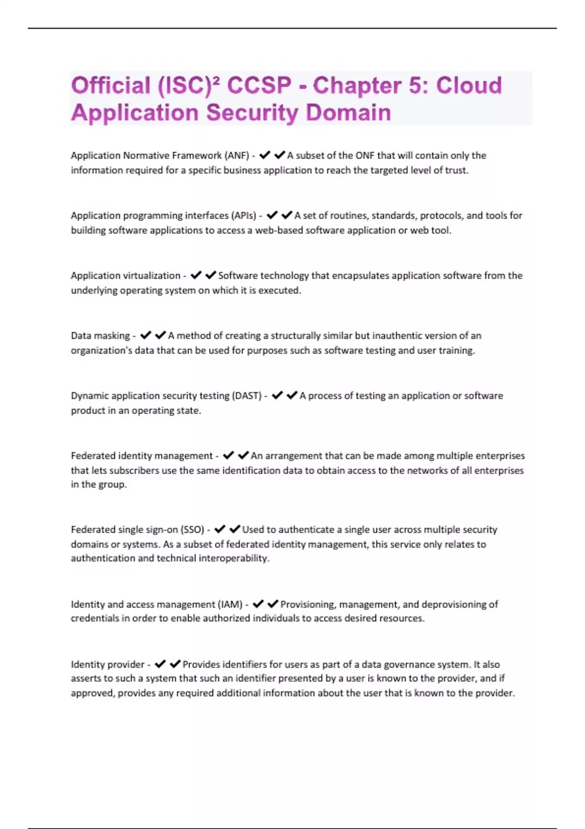 Official (ISC)² CCSP Bundled Exams with complete solution Everything ...