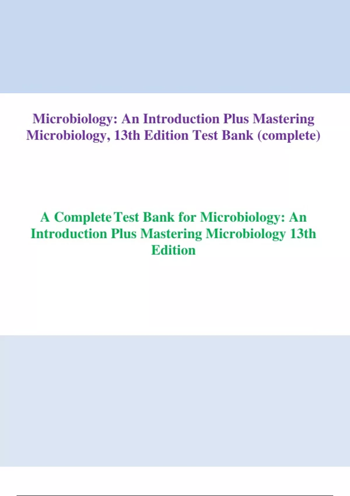 Microbiology: An Introduction Plus Mastering Microbiology, 13th Edition ...