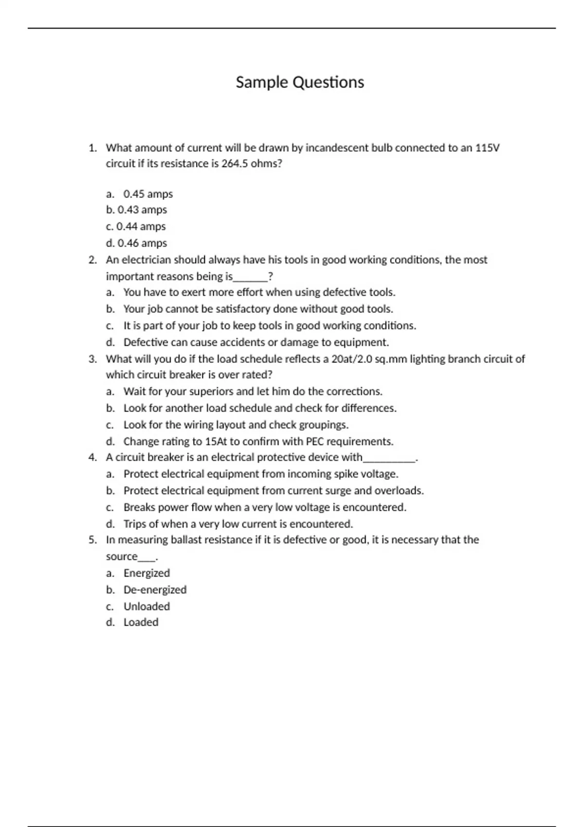 Eim All Possible Questions with an answer key Solutions - ENGLISH 123 ...