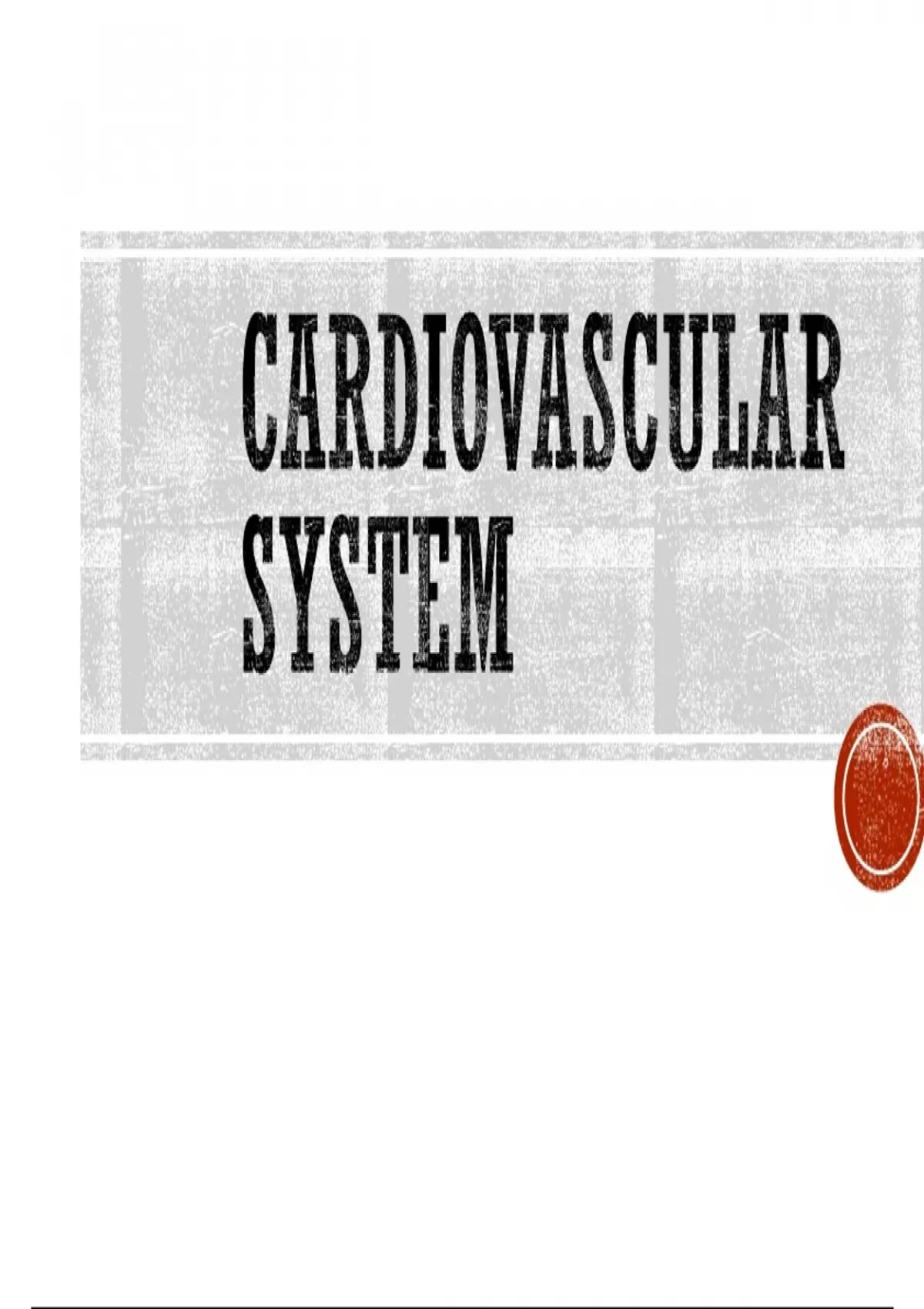 Circulatory system /or Cardiovascular system easy notes full detailed ...