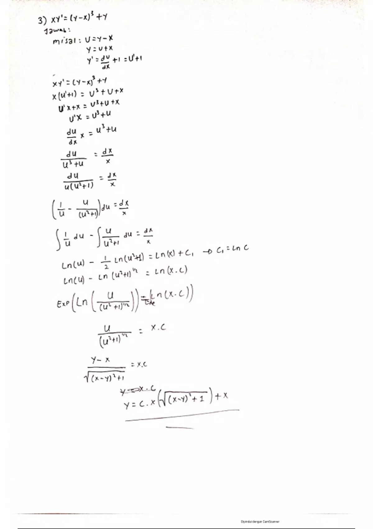 Exam (elaborations) Matematika Teknik TMS 61117 - TMS 61117 - Stuvia US