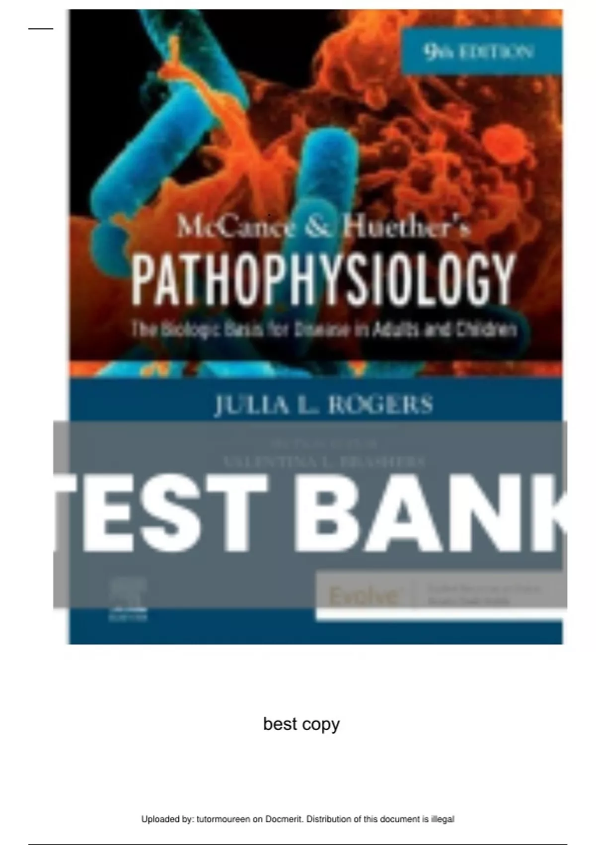PATHOPHYSIOLOGY 9TH EDITION MCCANCE TEST BANK 2023 - PATHOPHYSIOLOGY ...