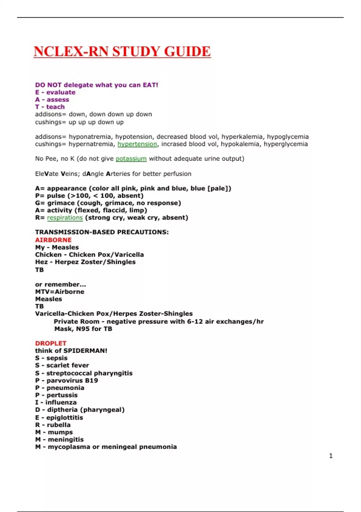 NCLEX-RN STUDY Master Review RN GUIDE BEST TOOL TO ACE YOUR EXAM - NCLEX-RN STUDY - Stuvia US