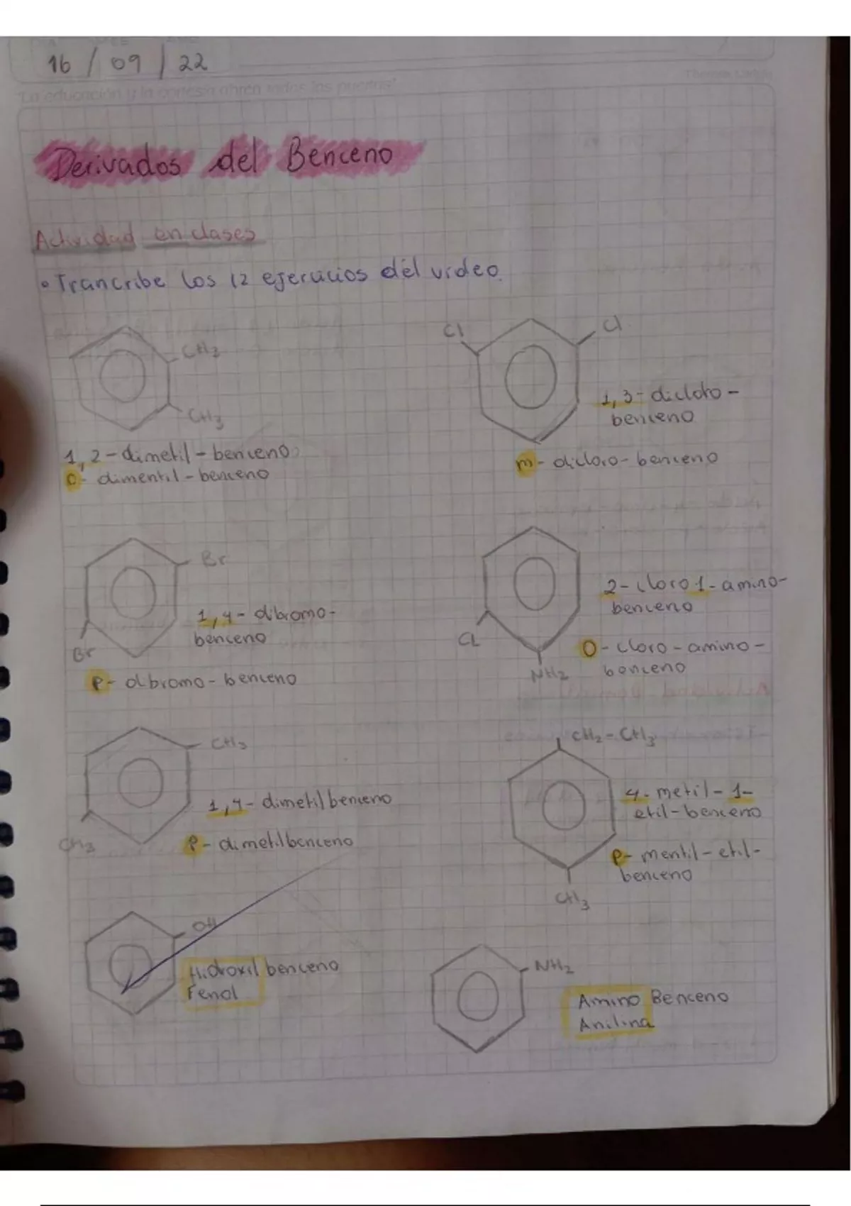 Ciclo Alquino, Alquenos, Alcanos - Quimica - Stuvia US