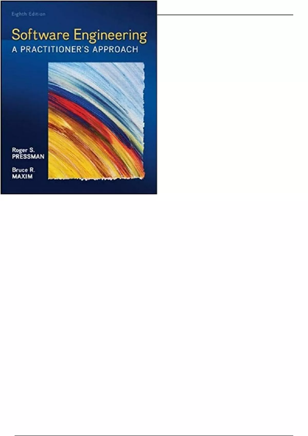 Software Engineering A Practitioner's Approach 8th Edition by Roger S ...