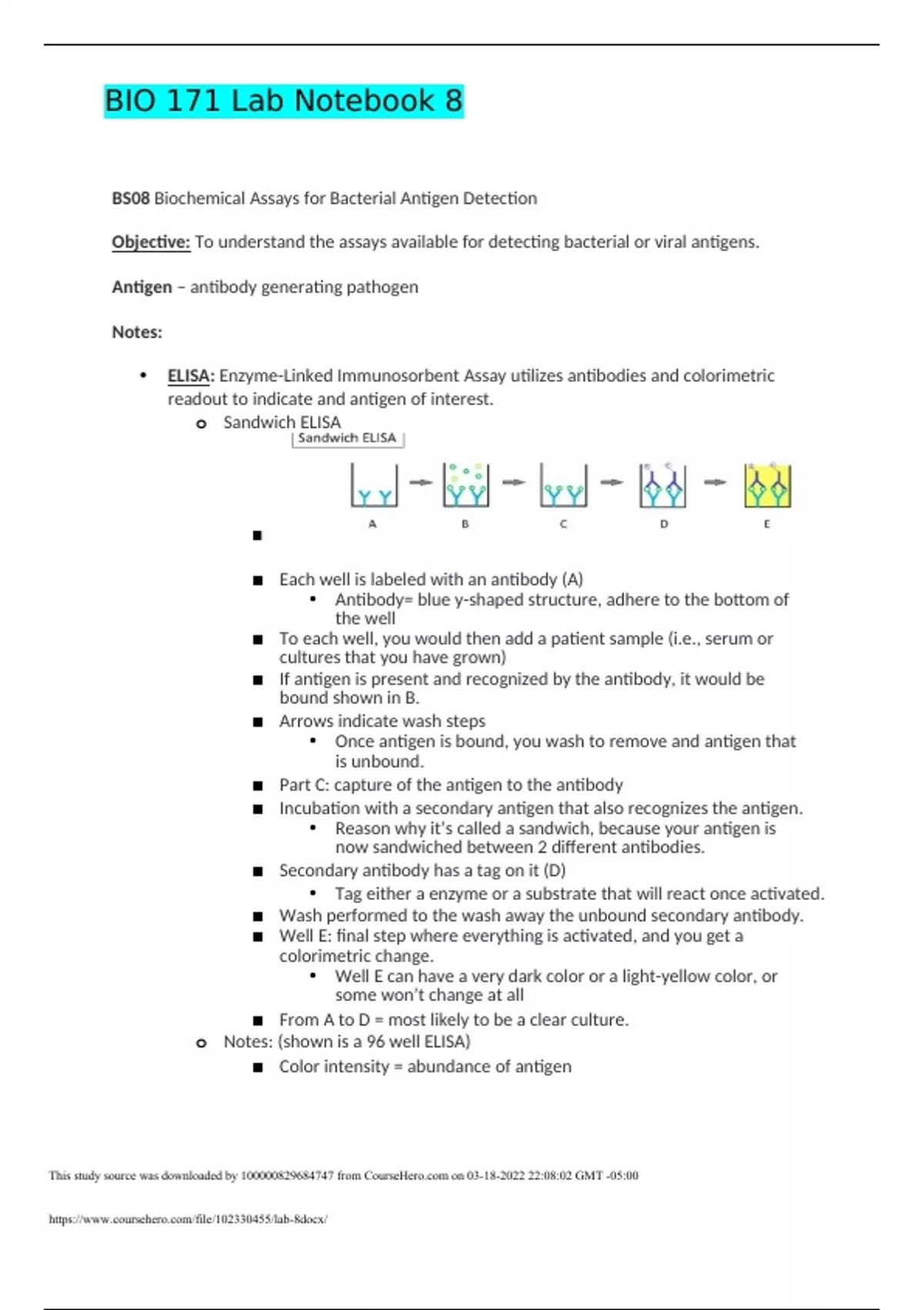 BIOD 151/A & P 1 Lab 8 Exam questions with complete solutions - BIOD 151/A & P 1 Lab - Stuvia US