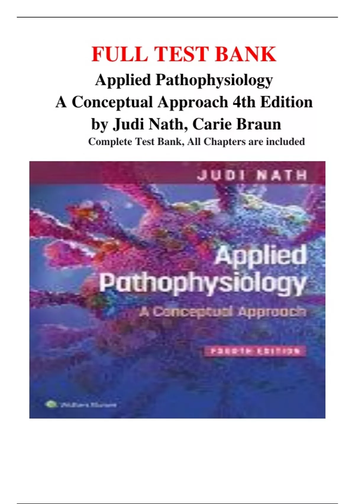 test_bank_for_applied_pathophysiology_a_conceptual_approach - _test ...