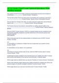 ACAS Best Practice Knowledge Exam 1,2,3,4,5 and 6 Questions And Answers ...