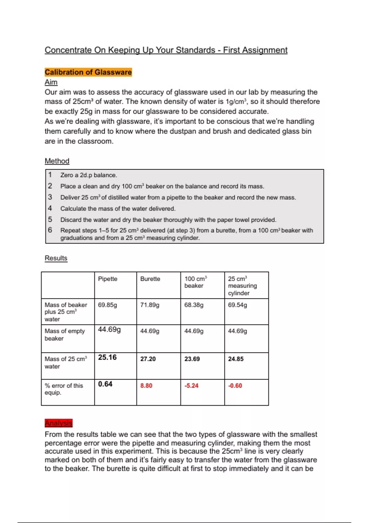 applied science year 1 unit 2a - concentrate on keeping up standards ...