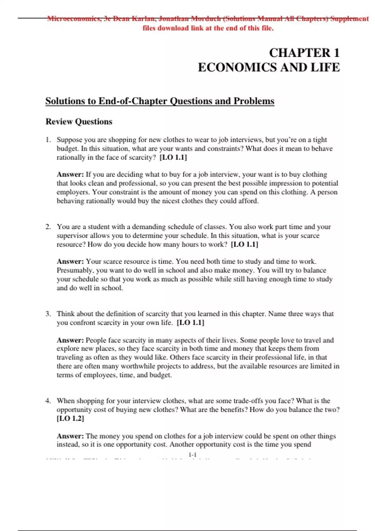 Solutions Manual For Microeconomics 3rd Edition By Dean Karlan ...