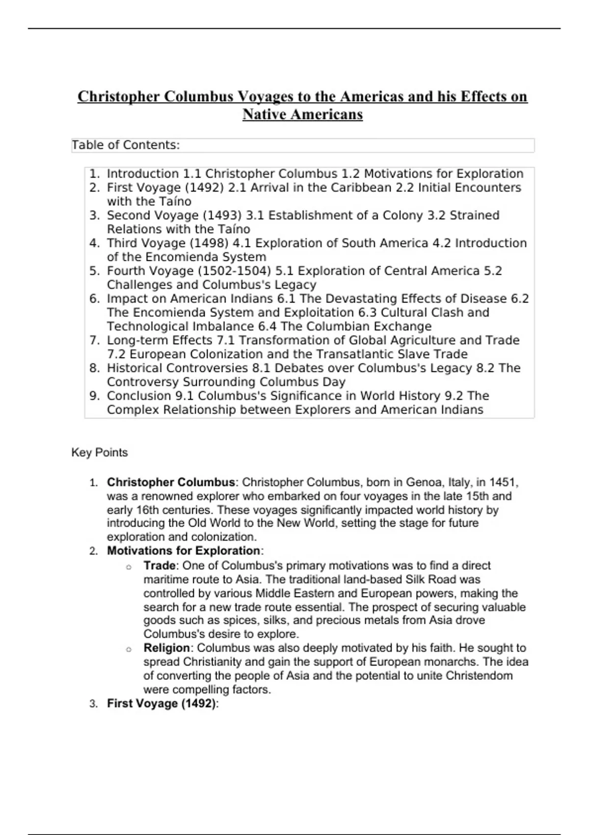 Christopher Columbus and the New World: Explorations, Impact, and ...